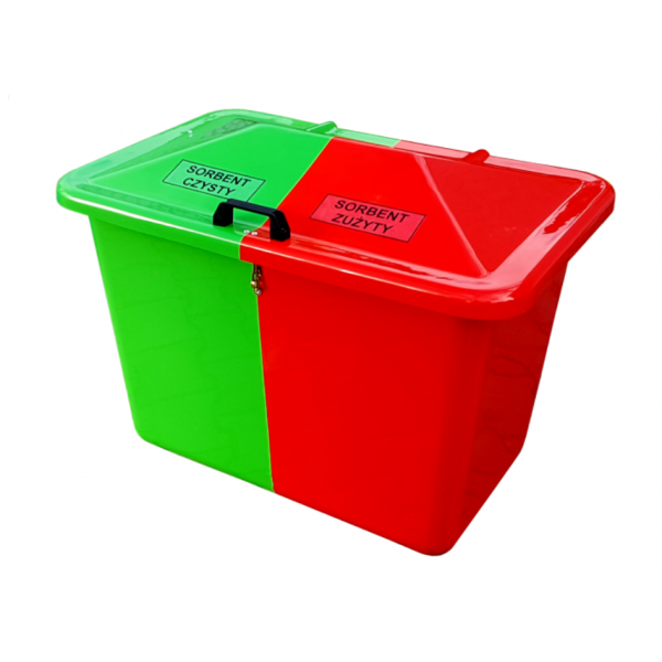 Pojemnik Na Sorbent Czysty I Zu yty Dwukomorowy ECO24 Pojemnik Na Sorbent Czysty I Zu yty Dwukomorowy ECO24